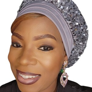 Luxury Crystal Turban for Women, Embellished Bling Headwrap, Sparkly ...