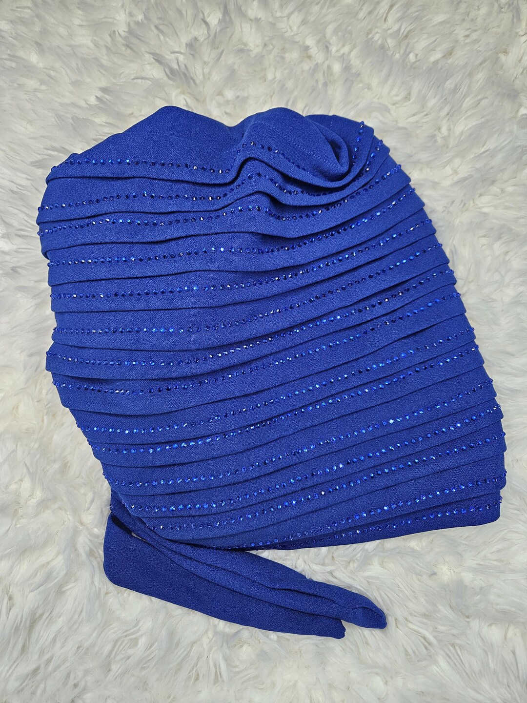Rani Crystal Turban: Party Head Wrap - Etsy
