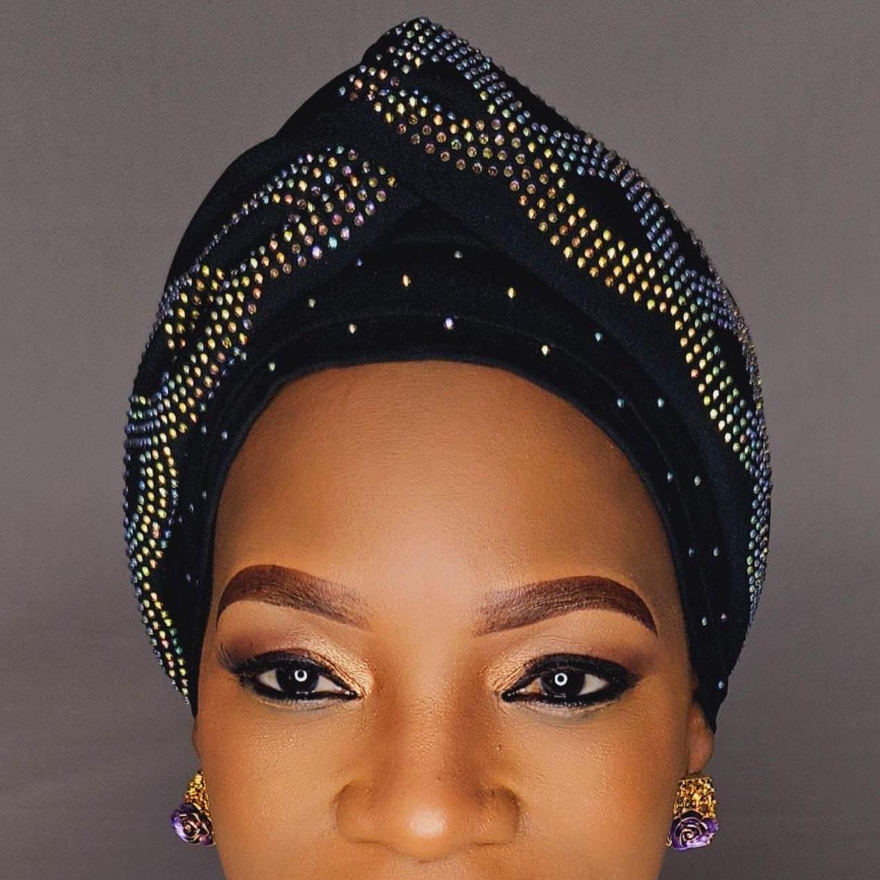 Pre-tied Embellished Turban for Women, Soft Lined Chemo Cap, the ...