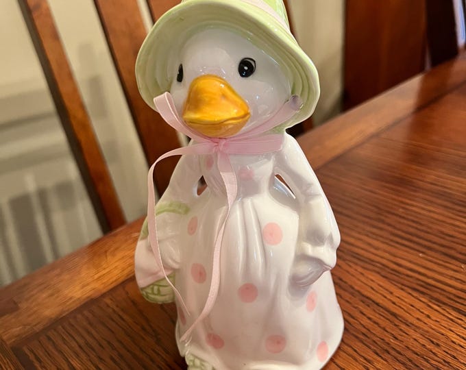 Vintage Lefton Duck Bank - Etsy