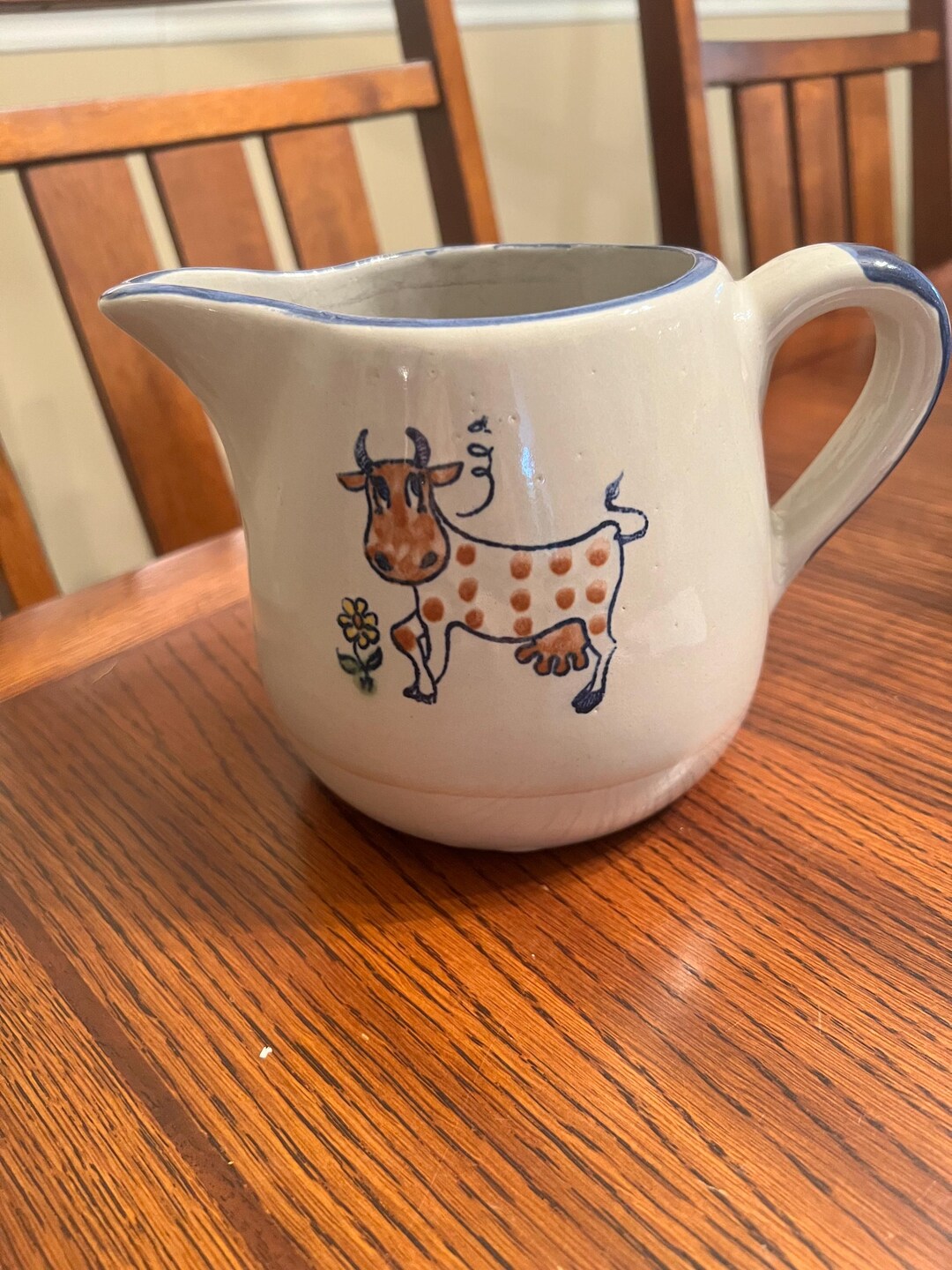 Louisville Stoneware Cow Pitcher - Etsy