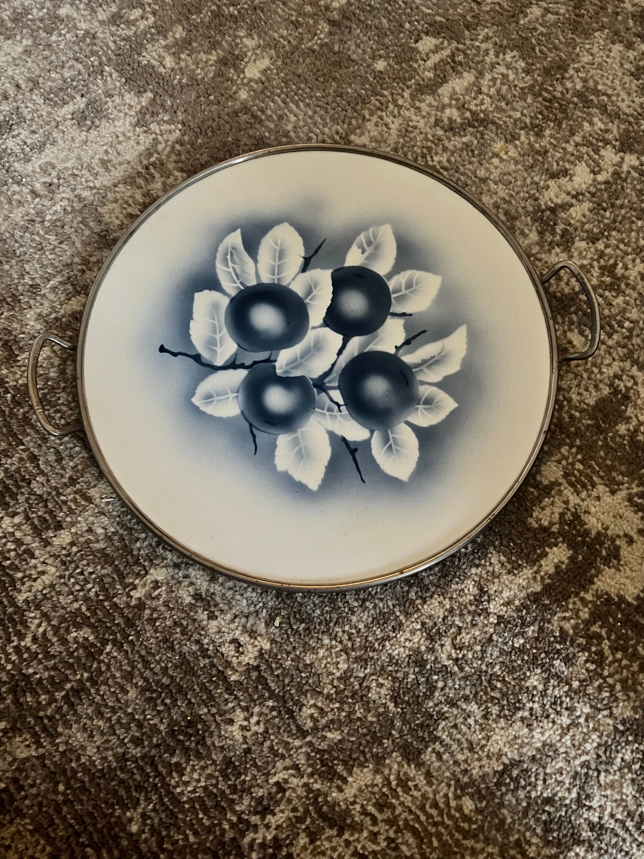 Antique German Ceramic Serving Tray. - Etsy