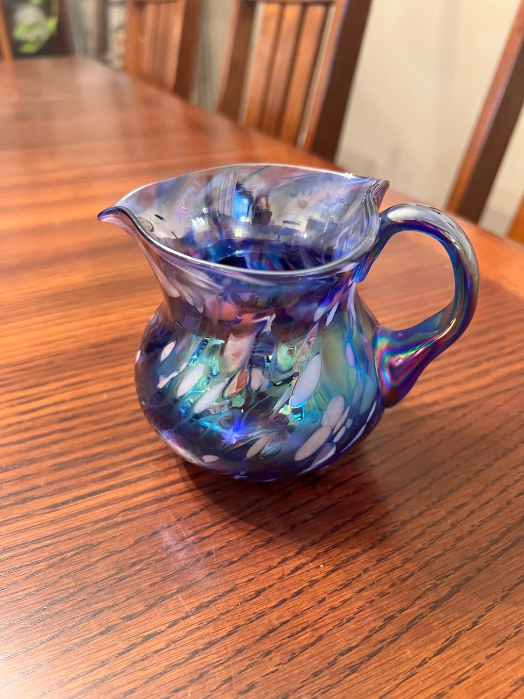 Vintage Hand Blown Gibson Glass Pitcher - Etsy