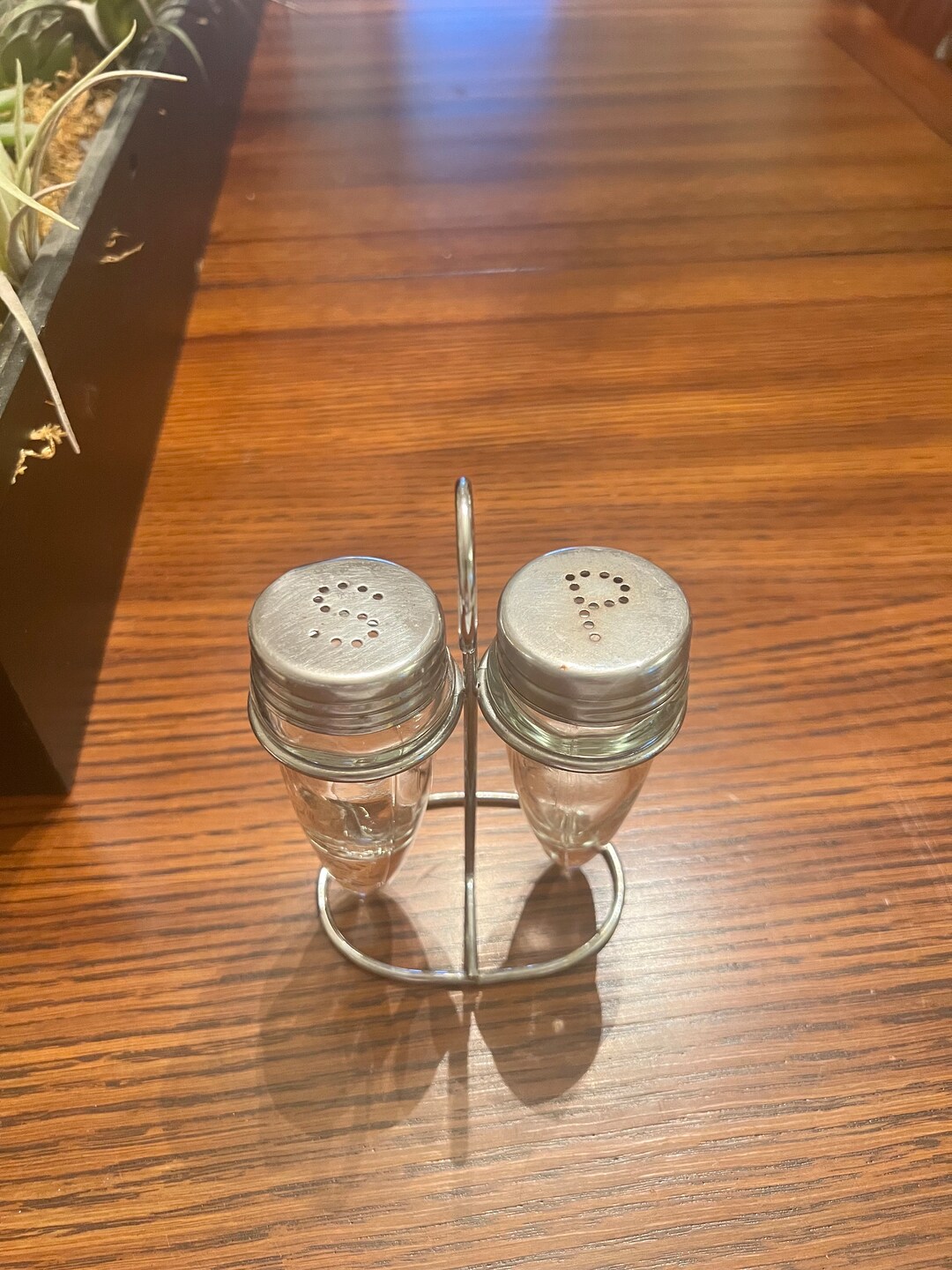 Vintage Torpedo Shaped Glass Hanging Salt and Pepper Shakers - Etsy