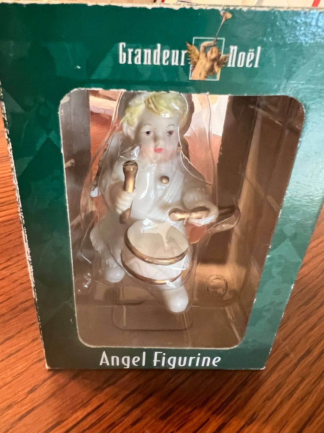 Vintage Grandeur Noel Angel Drummer - Etsy