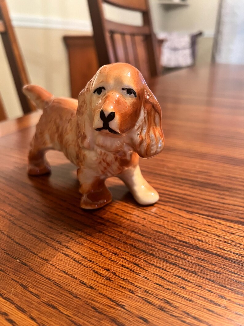 Vintage Cocker Spaniel Figurine - Etsy