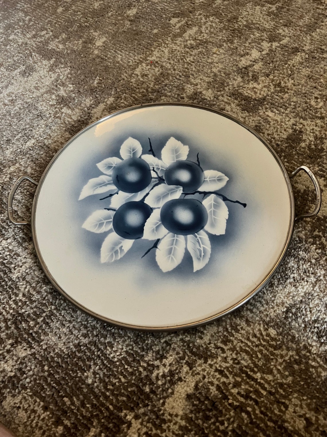 Antique German Ceramic Serving Tray. - Etsy