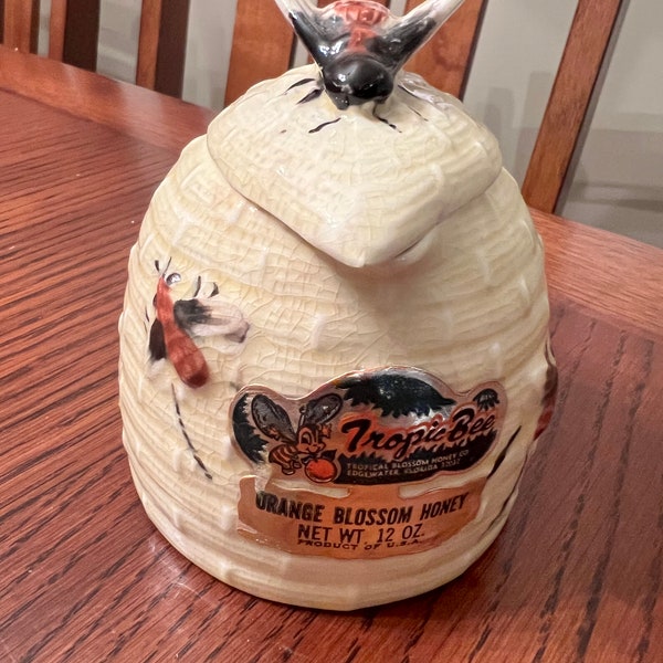 Vintage Honey Pot - Etsy