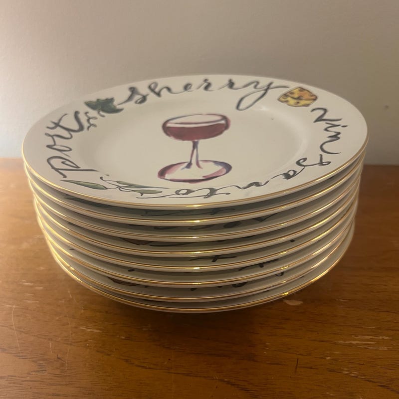 Wine Themed Appetizer Plate - Etsy