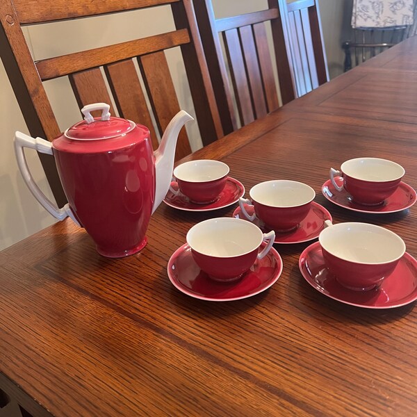 Art Deco Tea Set - Etsy