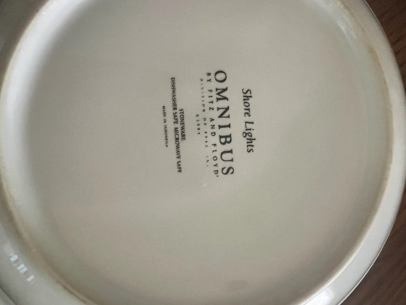 Vintage Fitz and Floyd Shore Lights Serving Bowls - Etsy