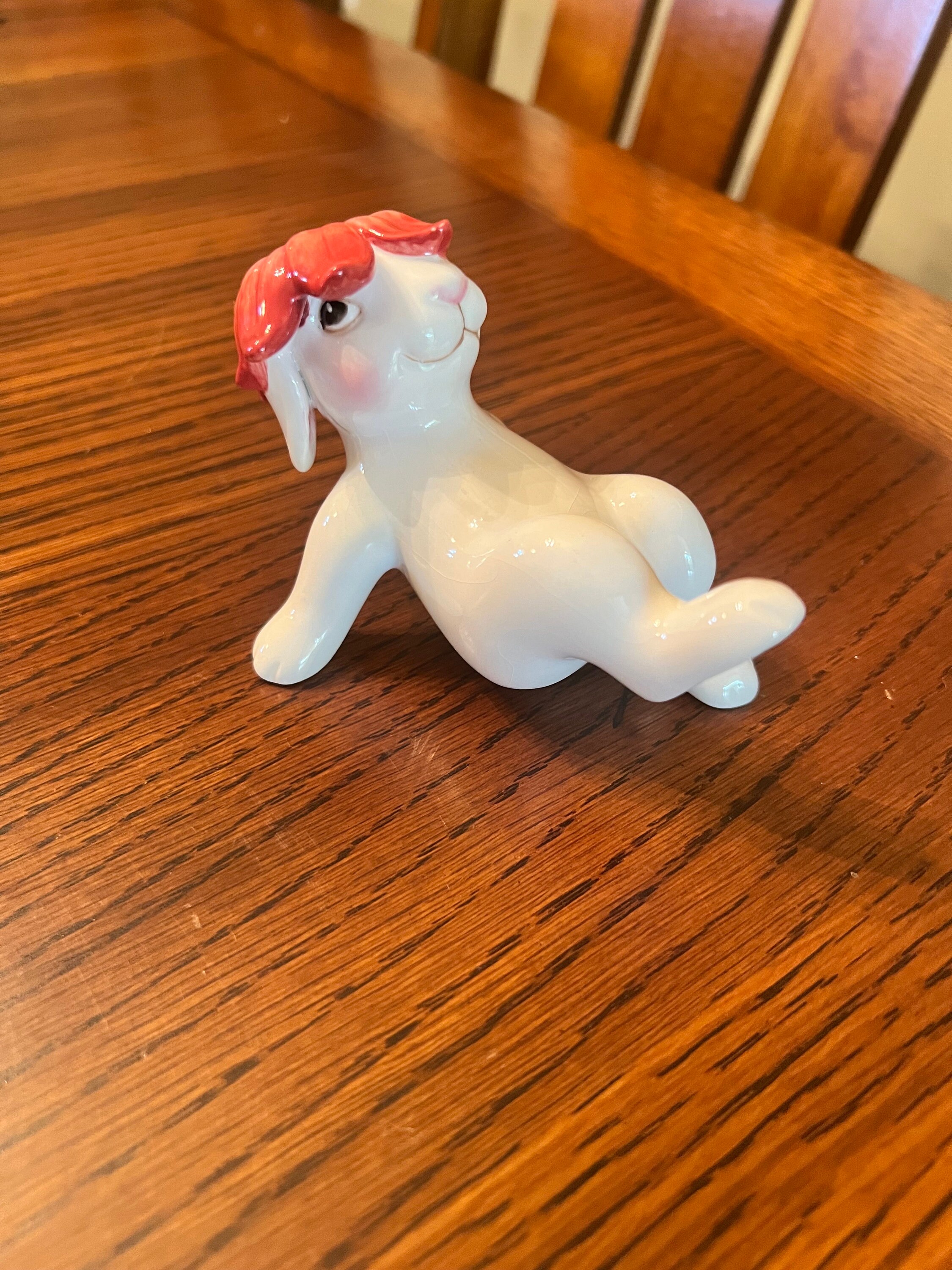 Fitz and Floyd Bunny Blooms Rabbit Figurine - Etsy