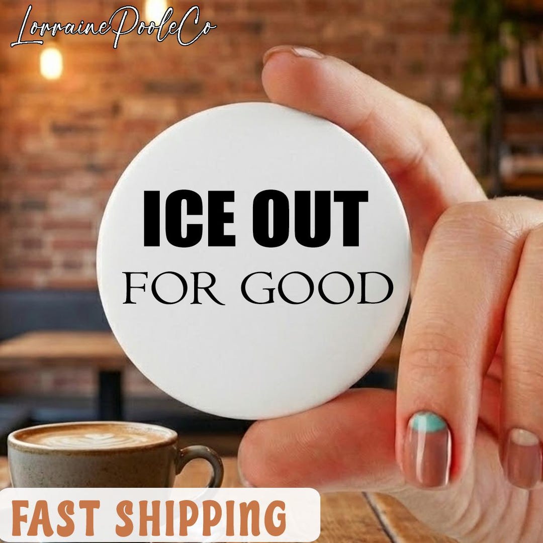 Anti-ice Protest Buttons, ICE Out for Good, Abolish ICE, Renee Good ...