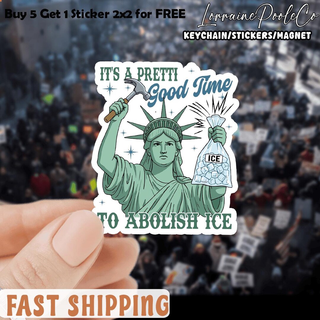 It's A Pretti Good Time to Abolish ICE Sticker/magnet, Alex Pretti ...