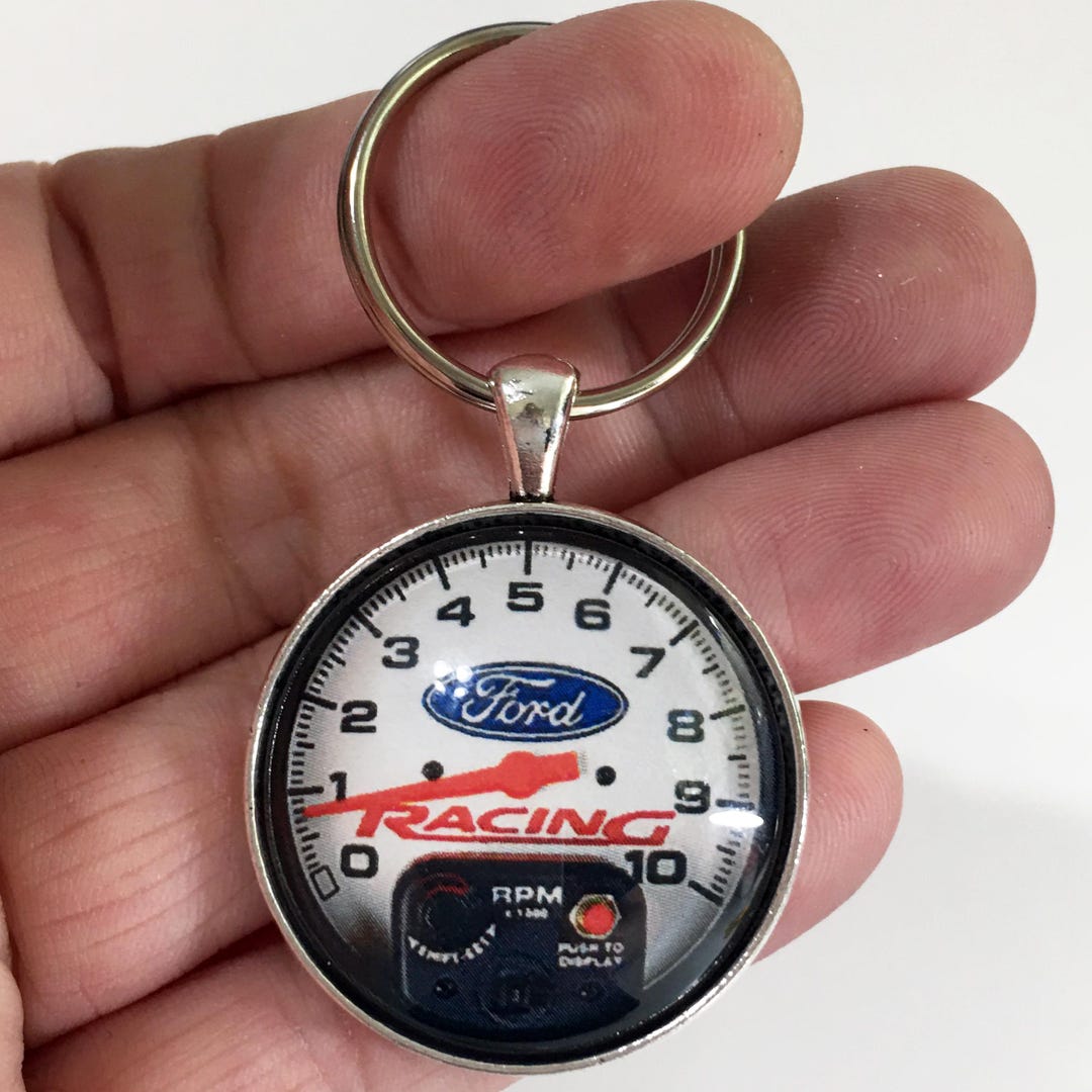 Vintage Ford Racing RPM Tach Tachometer Gauge 10,000 Revolutions per ...