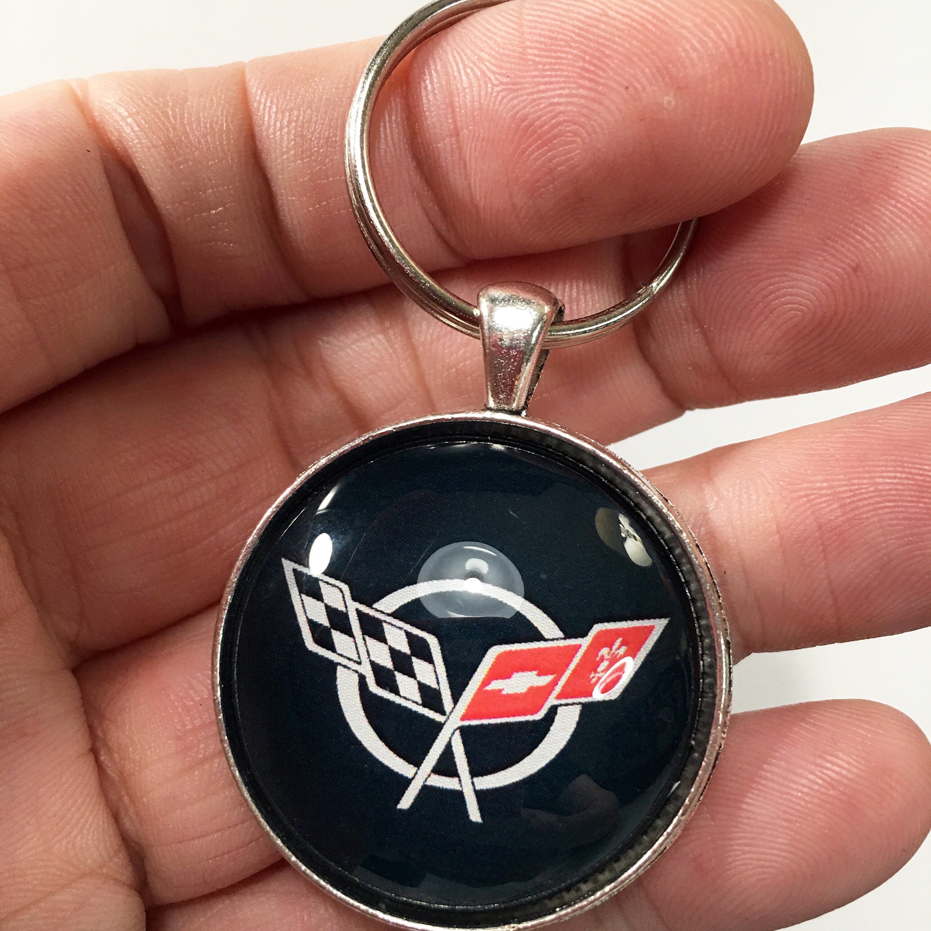 Chevrolet Corvette Chevy Corvette Racing Flags Sign Logo Badge - Etsy