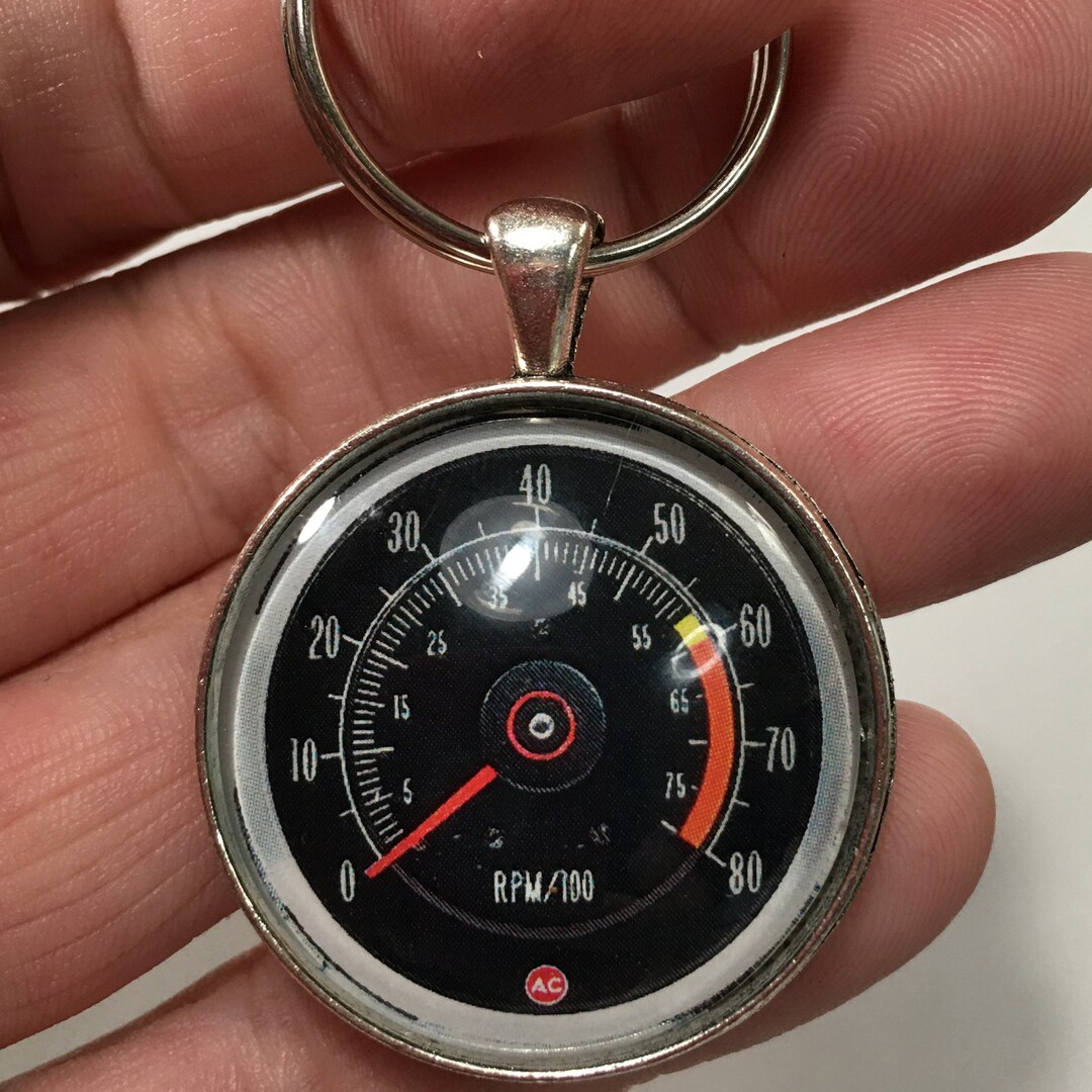 Vintage 1st Gen Z28 Camaro RPM Gauge 1.2" Diameter Keychain - Etsy