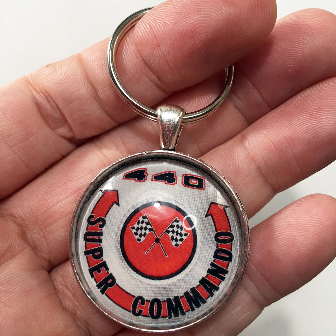 Vintage 440 Super Commando Air Cleaner Decal 1.2" Diameter Keychain - Etsy