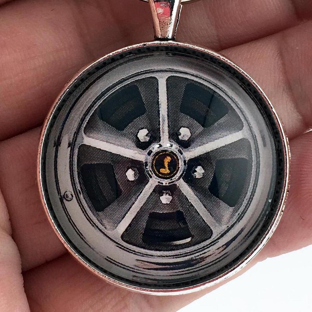 Vintage Shelby Cobra Mustang Mag Wheel 1.2" Keychain • - Etsy