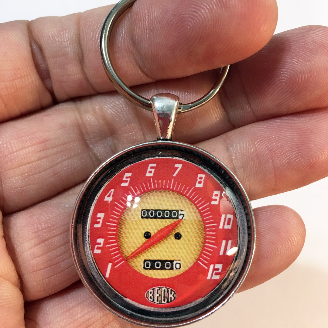 Vintage HD Red Panhead 120 MPH Speedometer Motorcycle Gauge 1.2 ...