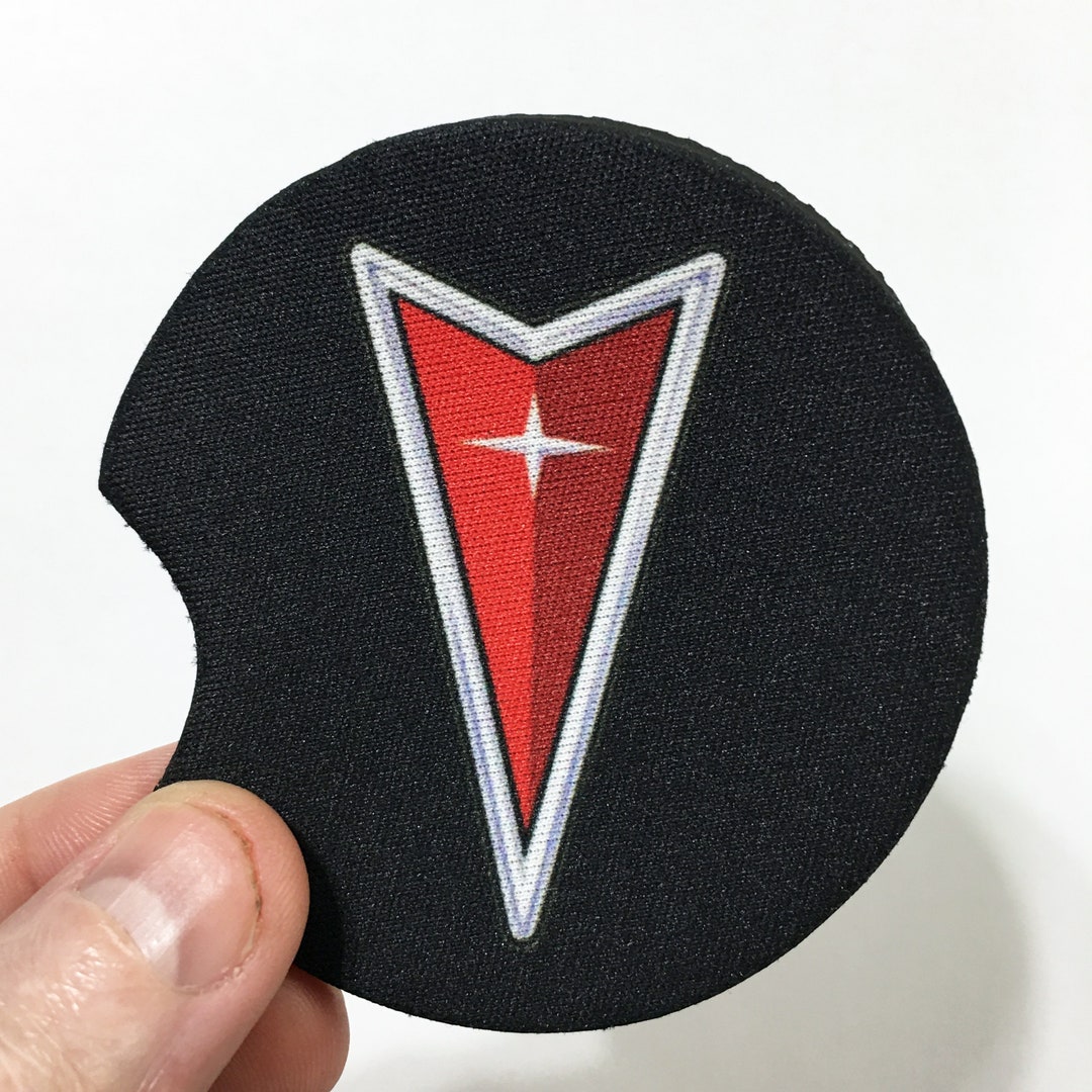 Vintage Pontiac Red Arrowhead Emblem Logo Design 2.75" Car Coaster Set (2 Coasters) - Etsy