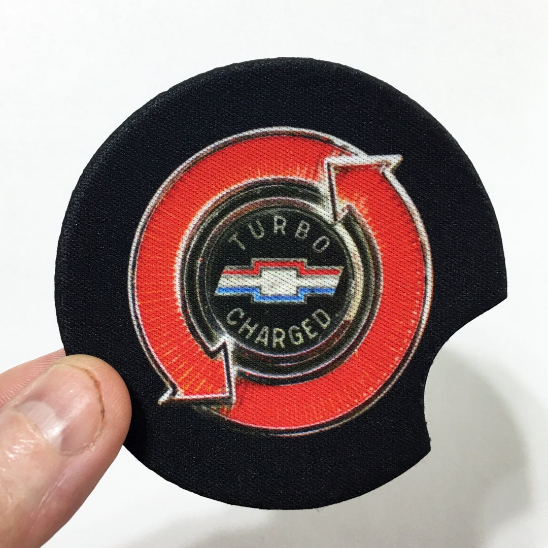 Vintage Chevy Turbo Charged Corvair Badge Emblem Logo Design 2.75" Car ...