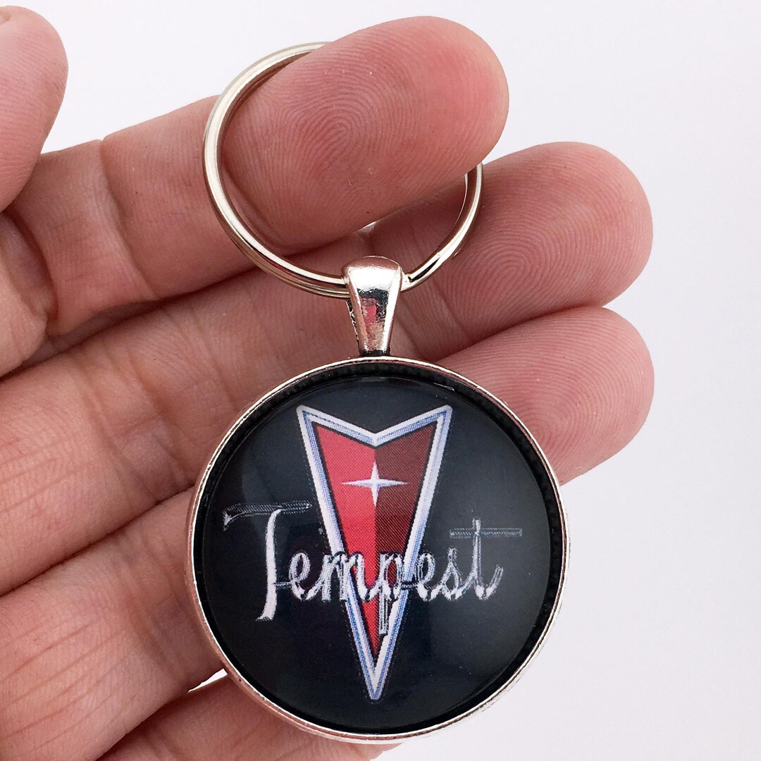 Vintage Pontiac Tempest Chrome Emblem 1.2" Diameter Keychain - Etsy
