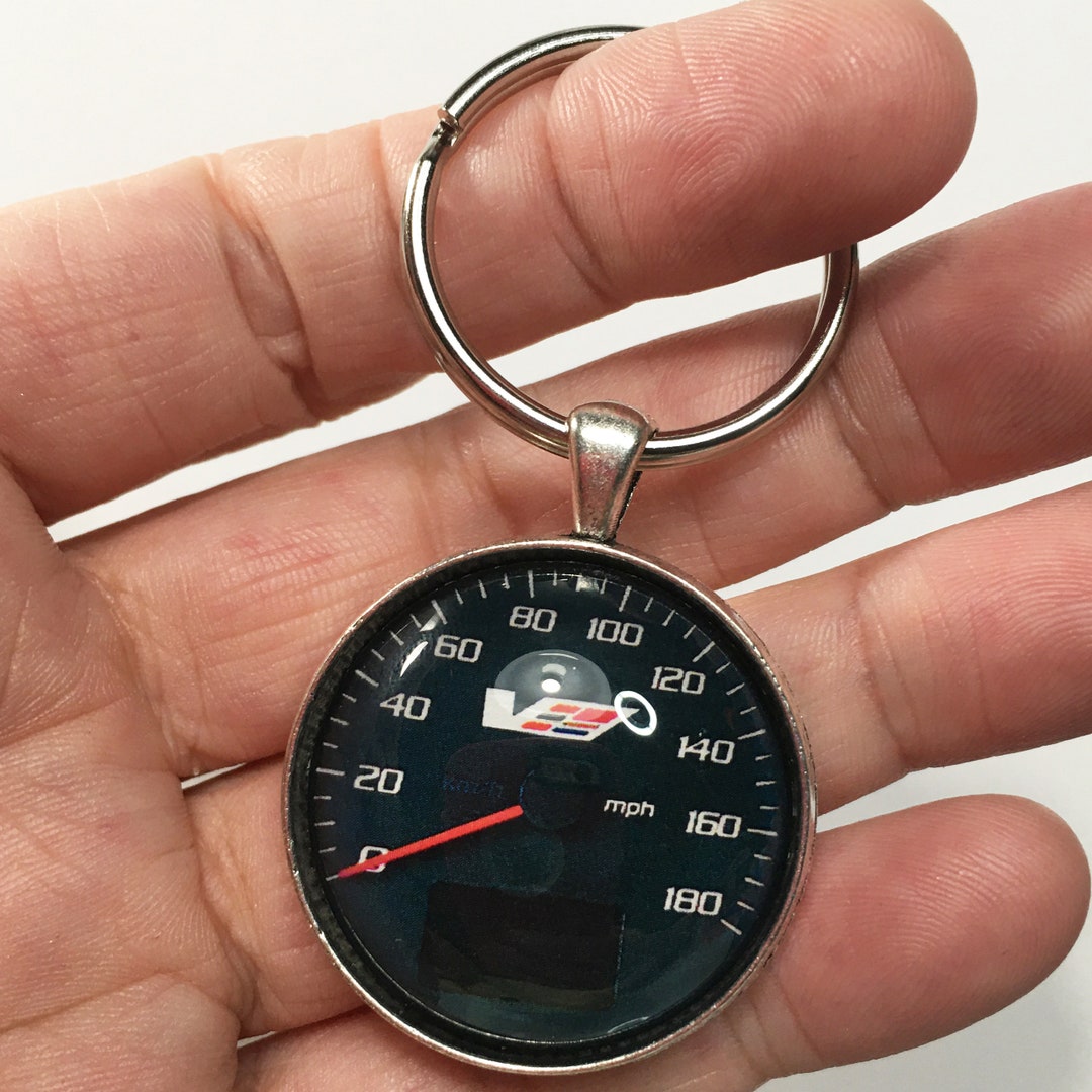 Vintage Cadillac 180 MPH Speedometer 1.2 Diameter Keychain - Etsy