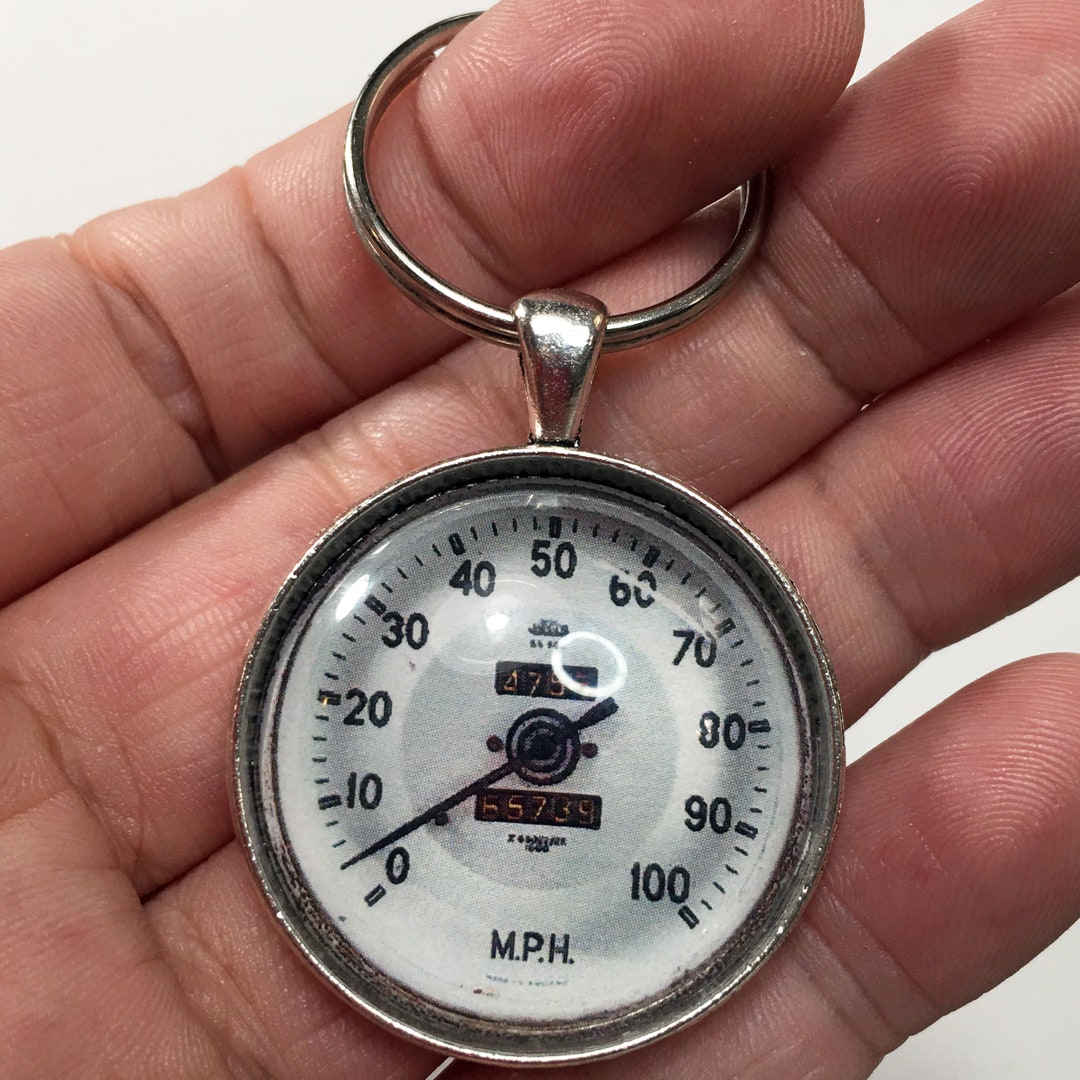 Vintage British Jaeger 100 MPH Speedometer 1.2" Diameter Keychain - Etsy
