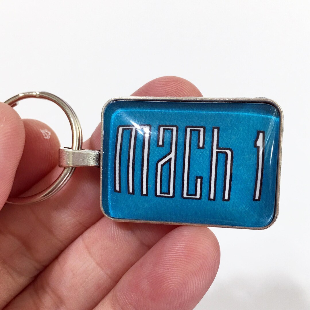 Vintage Mach 1 Mustang Blue Fender Emblem 1" X 1.2" Keychain - Etsy