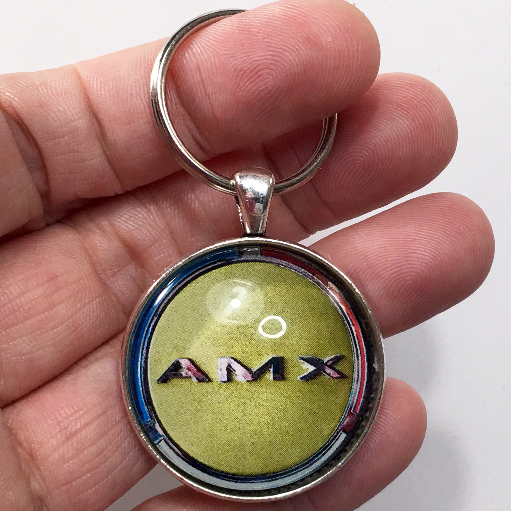 Vintage Gold AMC AMX Emblem American Motors Corporation Metallic Badge ...