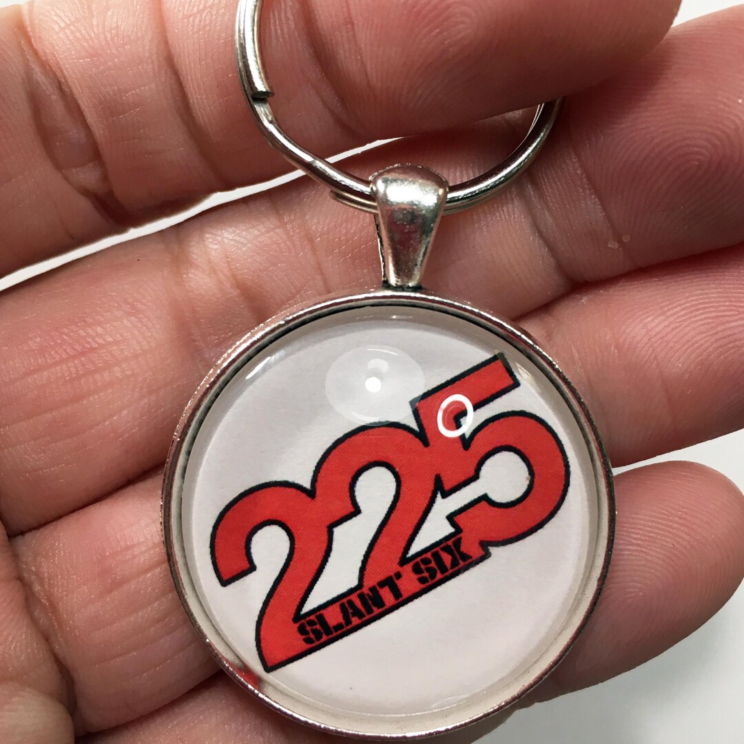 Vintage 225 Slant Six Emblem 1.2 Diameter Keychain - Etsy