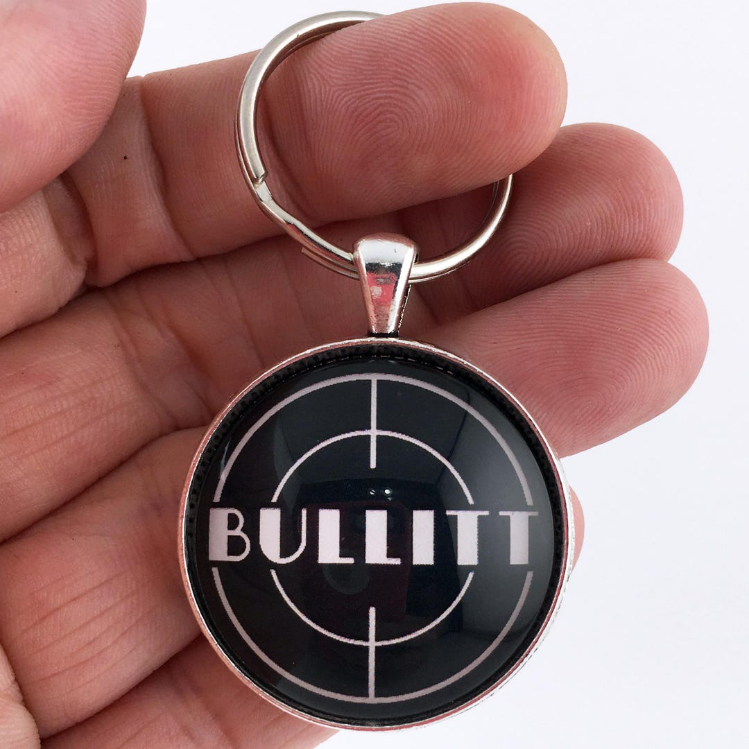 Ford Mustang Bullitt Logo Emblem Sign 1.2 Diameter Keychain - Etsy