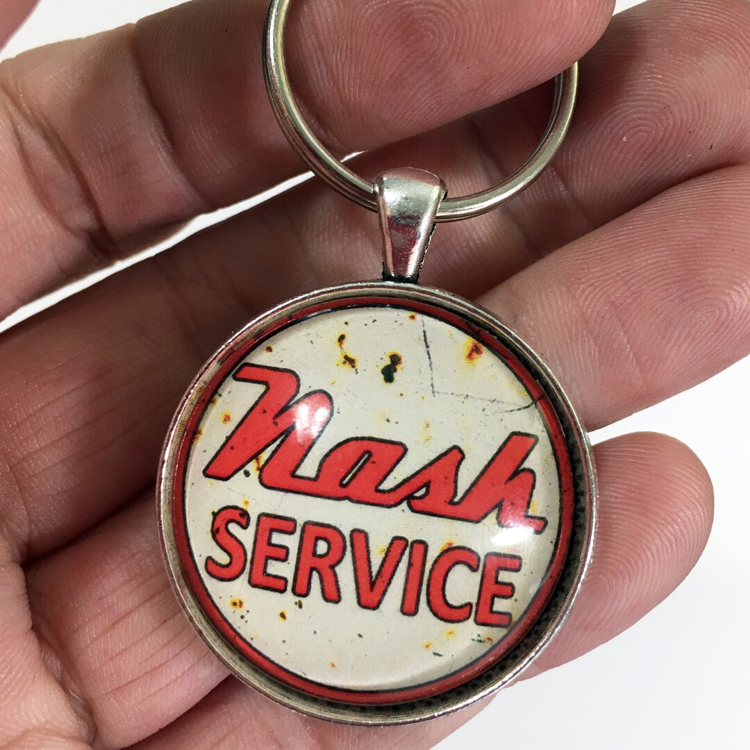 Antique Nash Service Sign Vintage Automobile 1.2" Diameter Keychain - Etsy