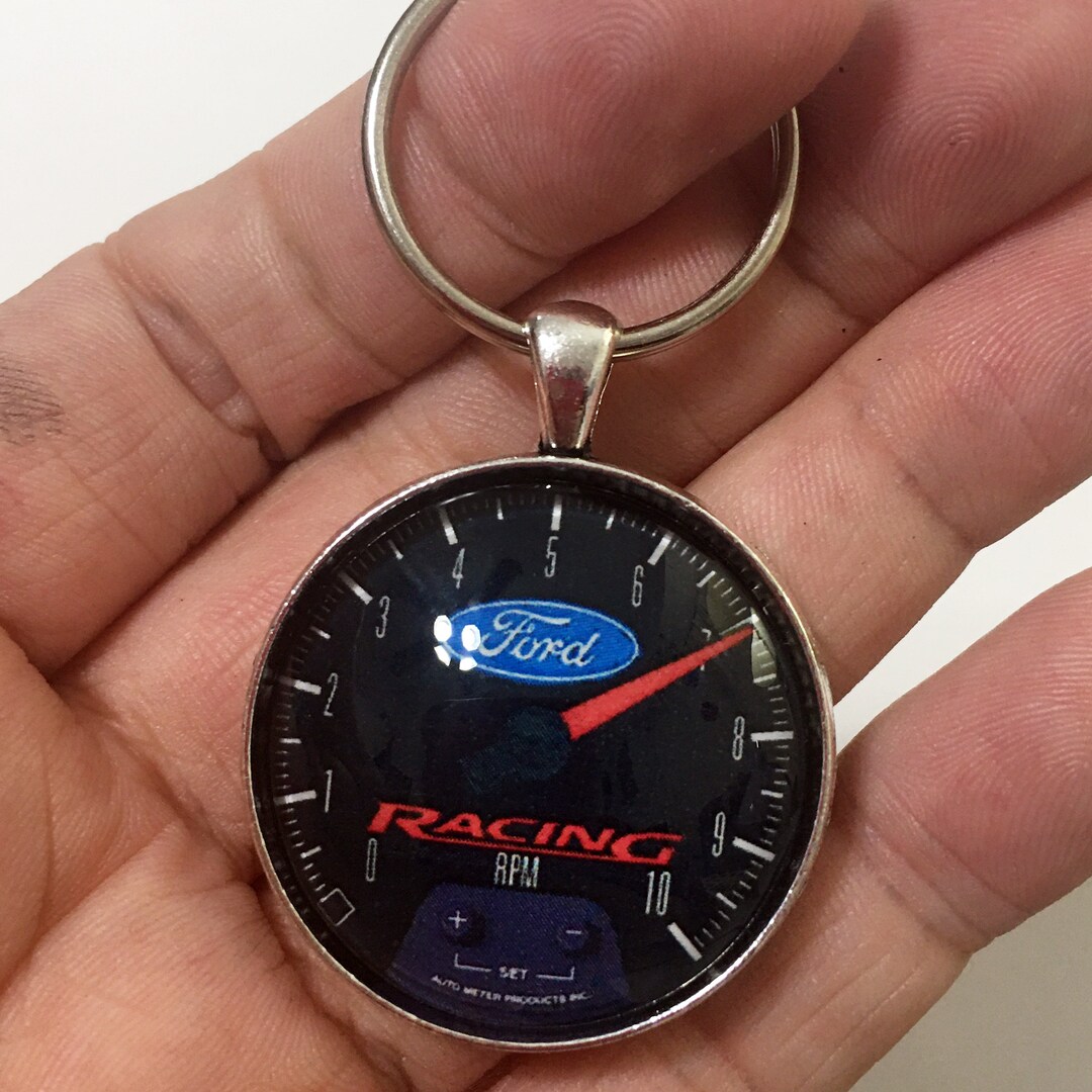 Vintage Ford Racing RPM Tach Tachometer Gauge 10,000 Revolutions per ...