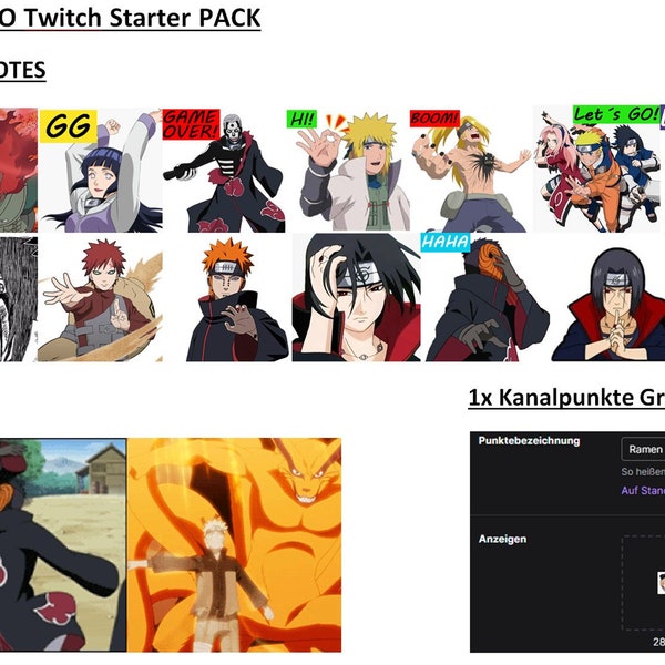 Naruto Stream Overlay - Etsy