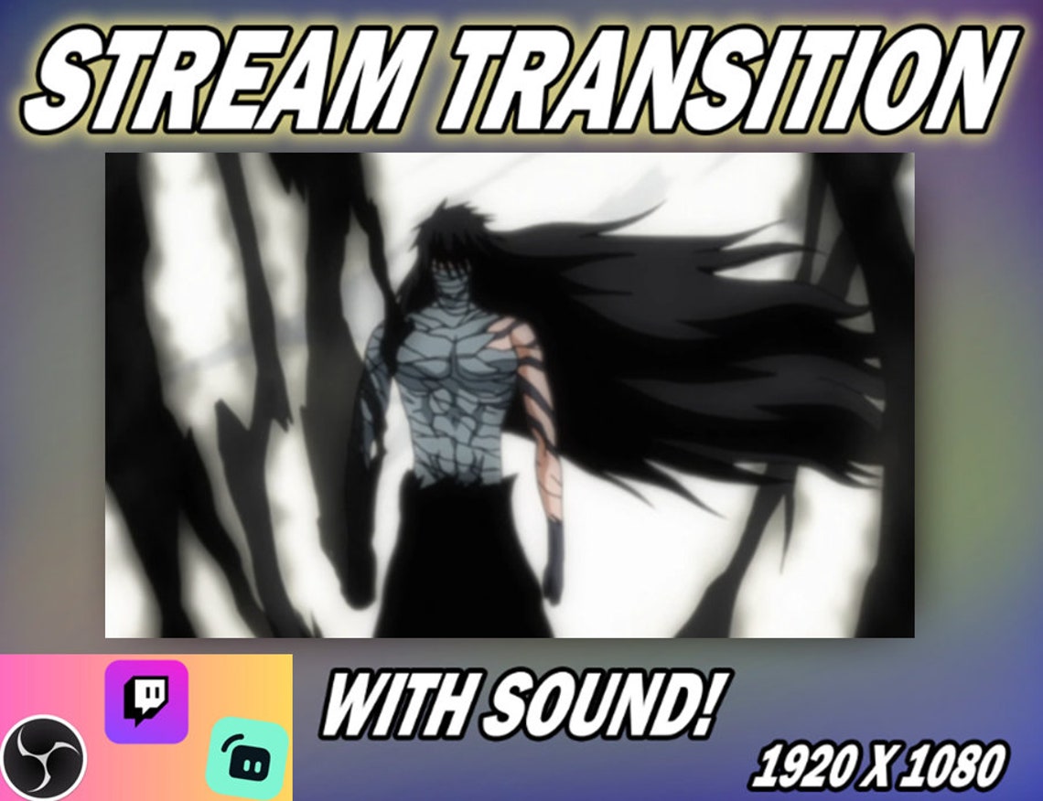 BLEACH Ichigo Mugetsu Anime Transition Overlay with SOUND Stinger ...