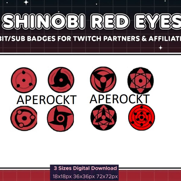 Naruto Sub Badges - Etsy