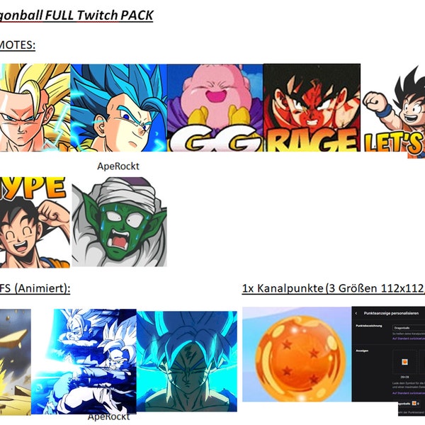 Dragonball Overlay - Etsy