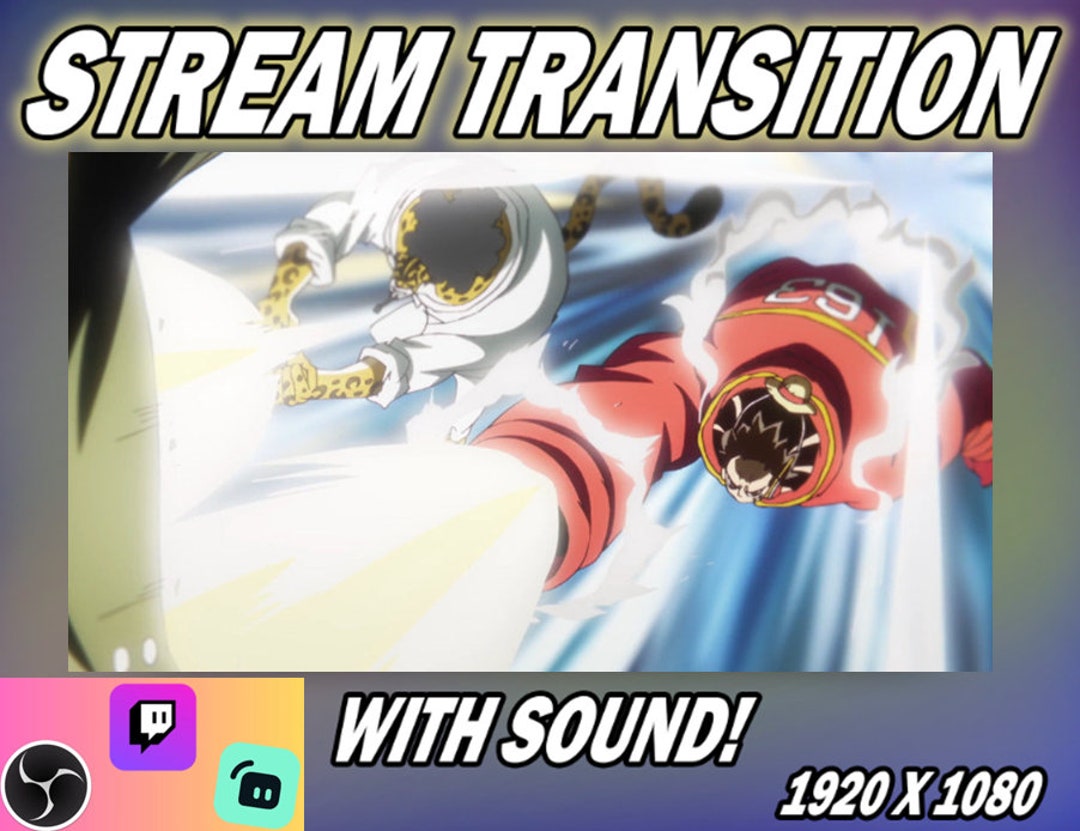 ONE PIECE Luffy Lucci Team up Anime Transition Overlay with SOUND ...