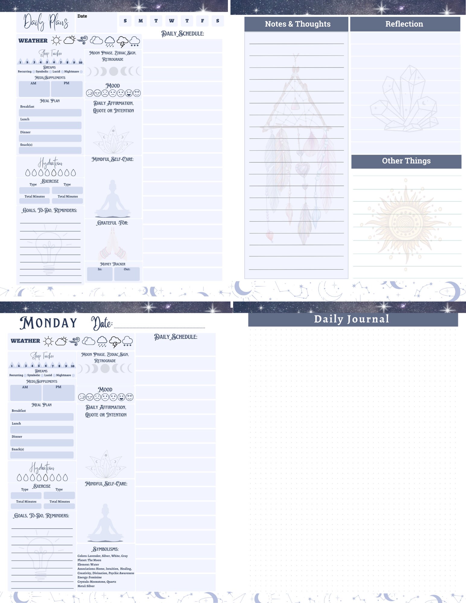 Undated Magical Planner - Etsy