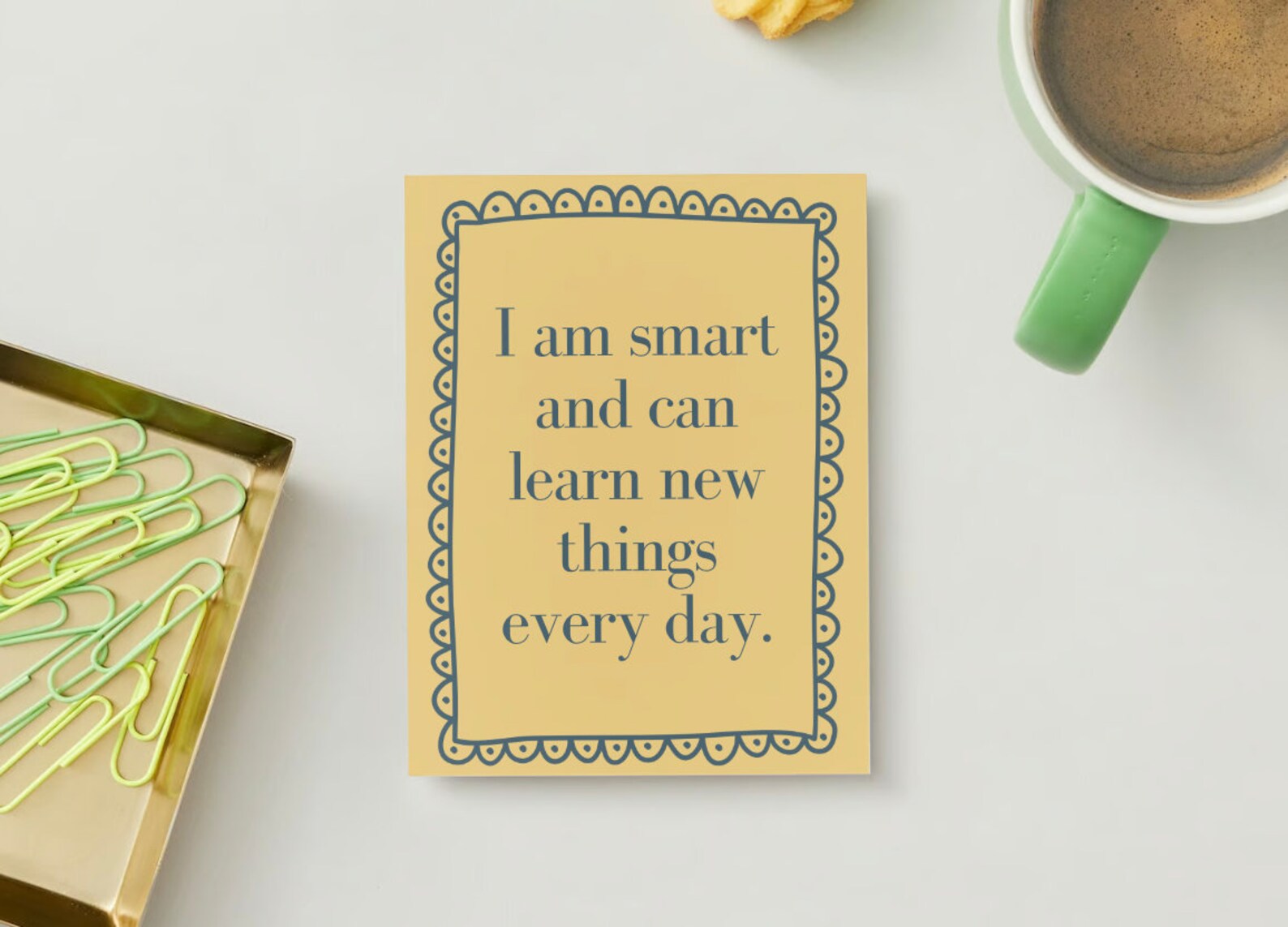 20 Affirmation Cards Printable for Preschoolers Postcard Size Digital ...