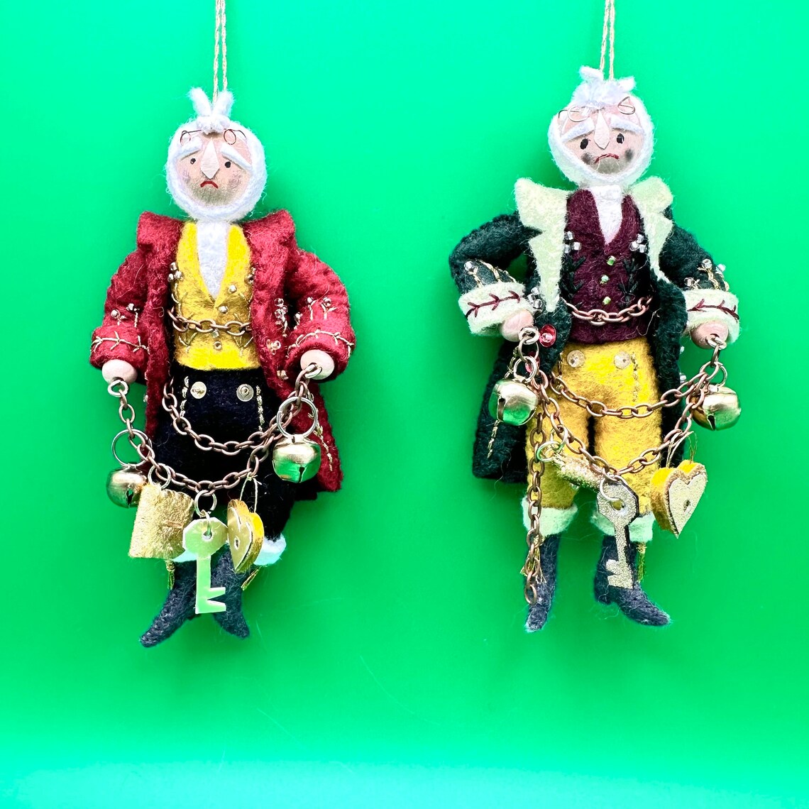 Marley A Christmas Carol Felt Ornament - Etsy
