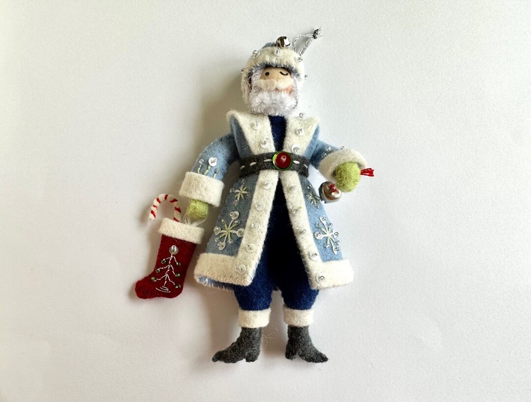 St Nick Felt Ornment Twas the Night Before Christmas - Etsy