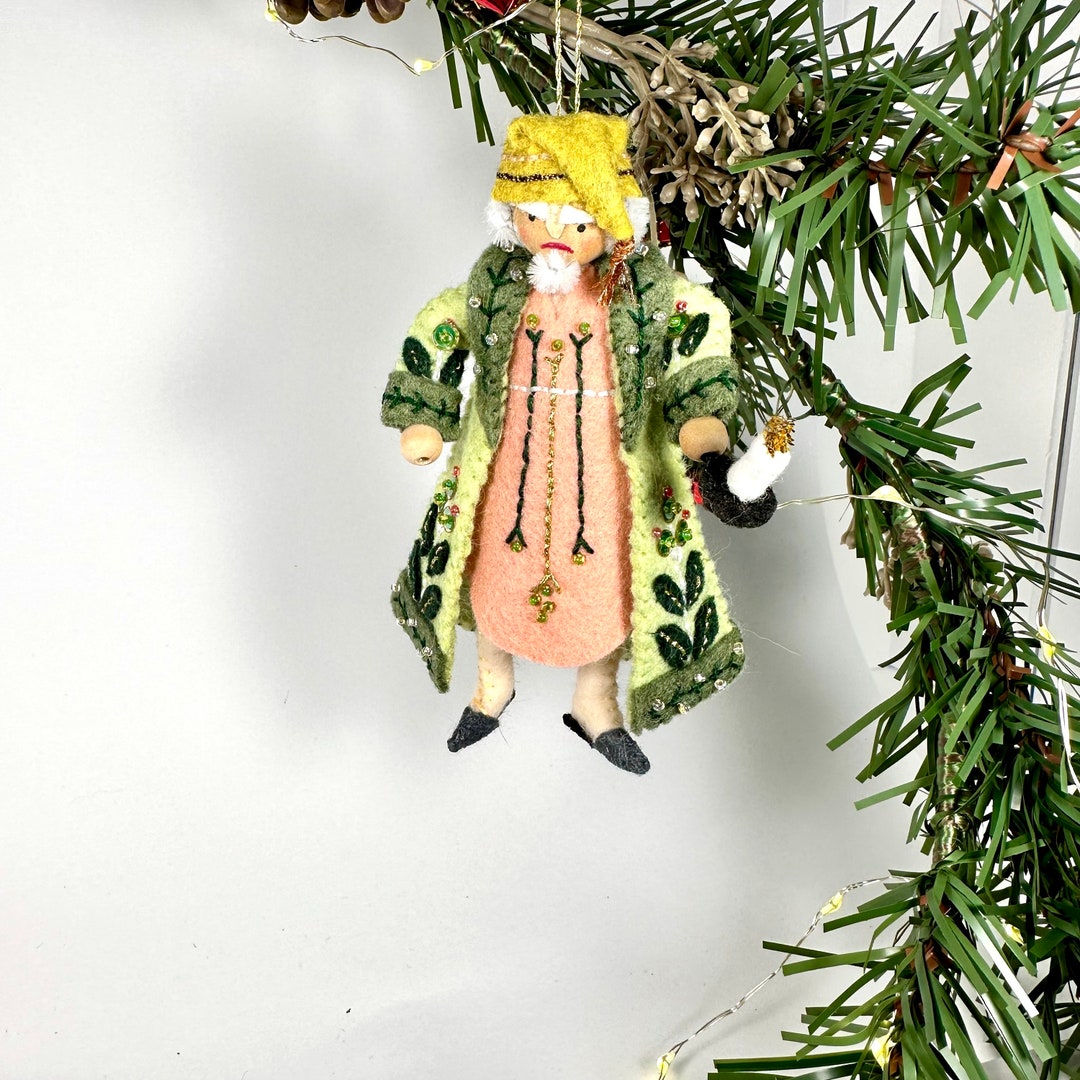Scrooge A Christmas Carol Felt Ornament - Etsy