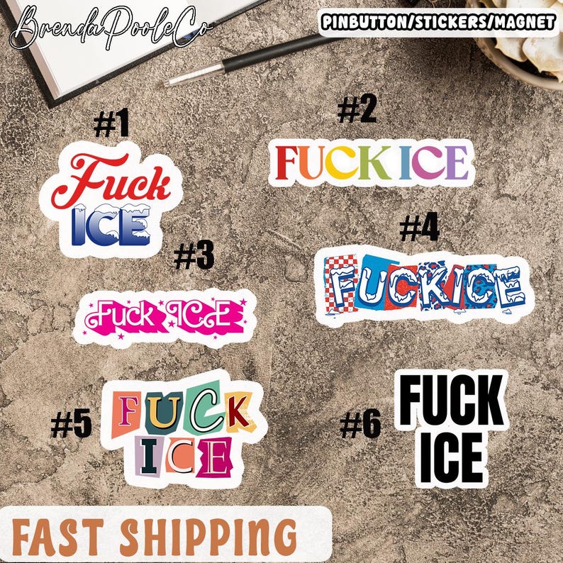 Anti-ice Vinyl Sticker, Social Justice Decal - Etsy