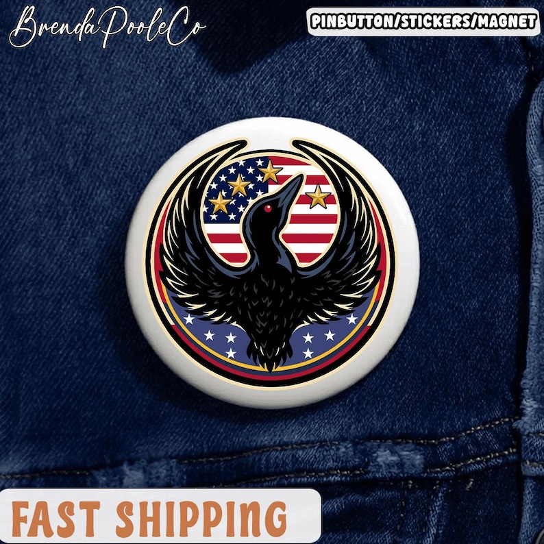 Minnesota Rebel Loon, Minnesota Rebel Pin Button, Abolish ICE Pin ...
