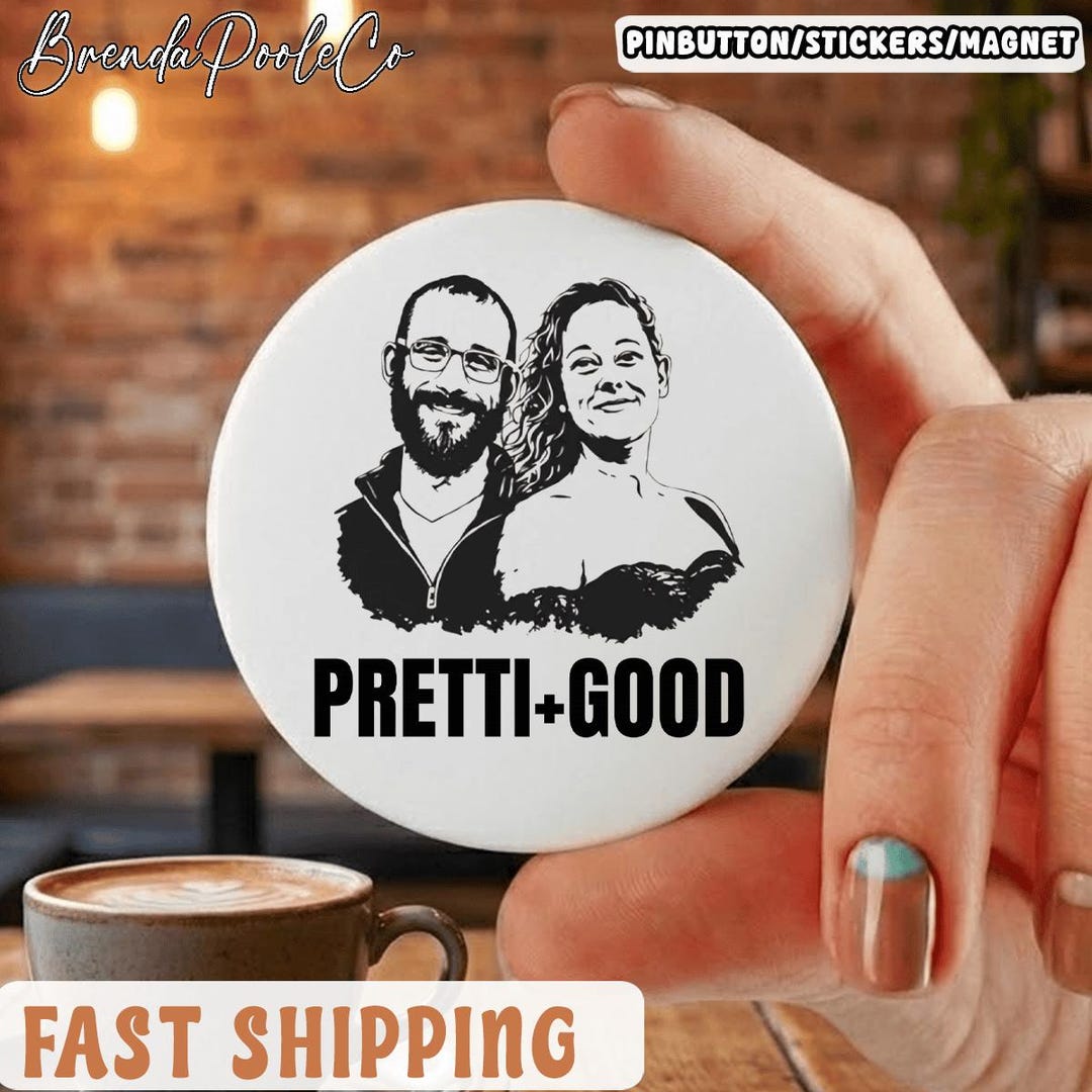 Be Pretti Good Memorial Sticker/pin Button- Activism Accessory ...
