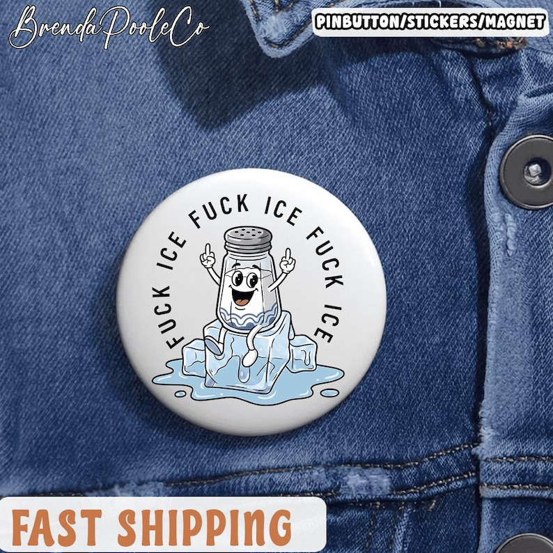 Anti-ice Protest Button Pin – Activist Gear - Etsy Australia