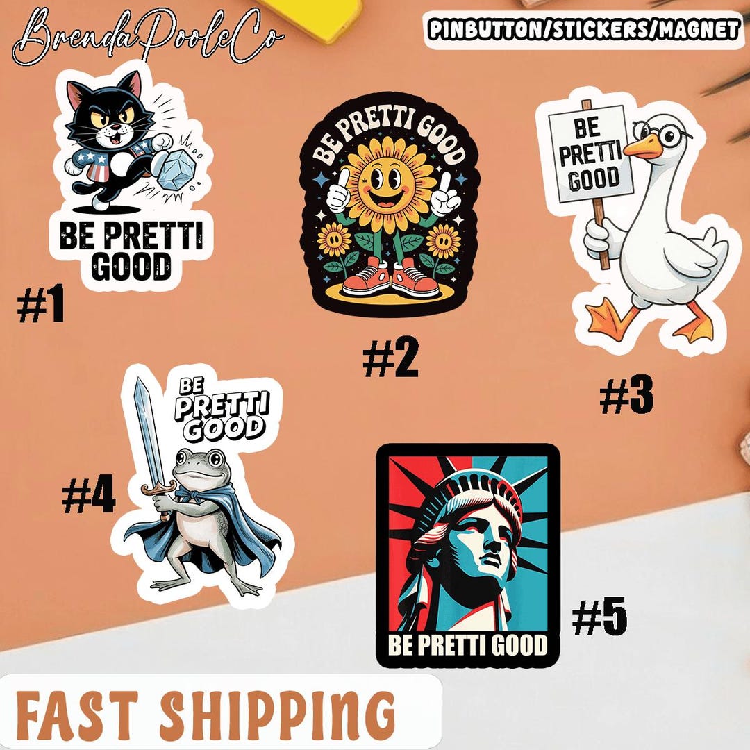 Be Pretti Good Statue of Liberty Sticker, Anti Trump Political Decal - Etsy